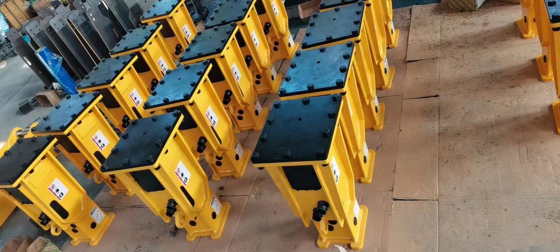 Side Top Box Type Rock Hydraulic Breaker Excavator Skid Steer Backhoe ...