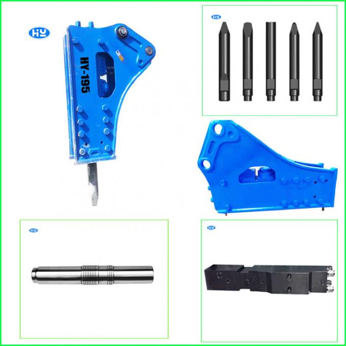 11-16t Backhoe Hydraulic Excavator Breaker Machine Rock Drill Chisel 100mm